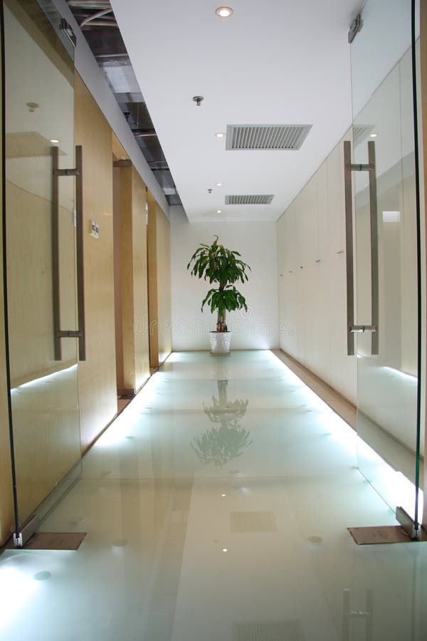 Office aisle stock photo. Image of aisle, corridor, office - 11347506