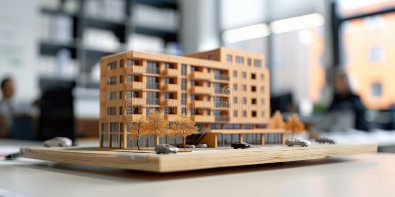 Office of an Architectural Company, Layout of a Modern Residential ...