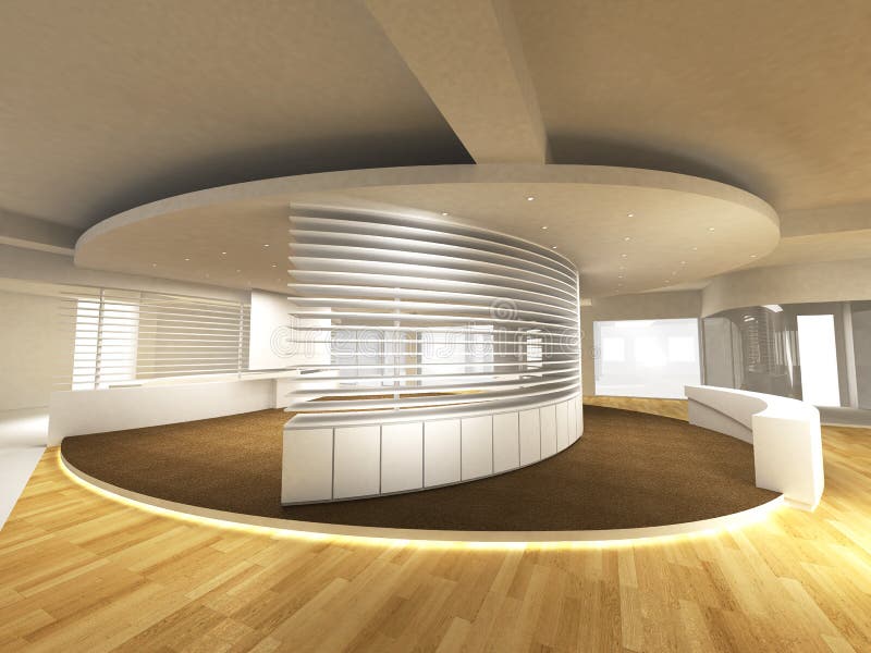 Reception Counter stock illustration. Illustration of corridor - 18445730