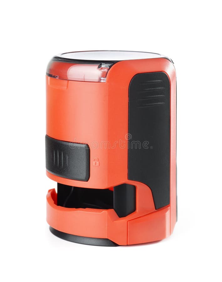 Office Automatic Rubber Stamp Tool Stock Photo - Image of authority ...