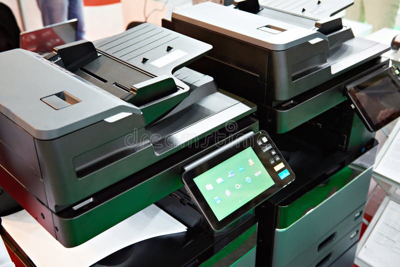 Office Printers and Copiers Stock Photo - Image of copier, print: 120185322