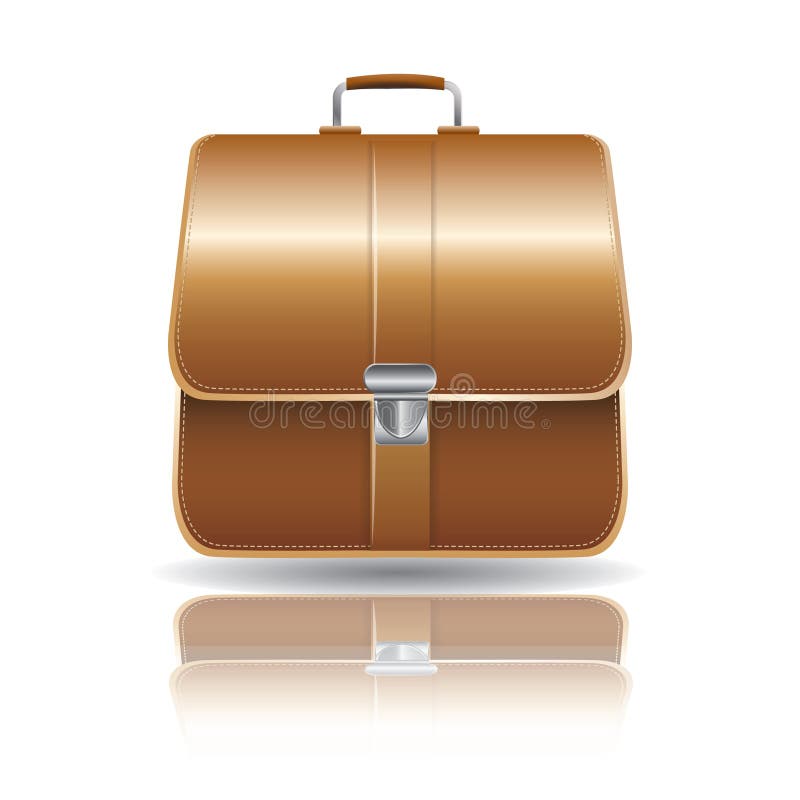 Office Bag. Vector Illustration Decorative Background Design Stock ...