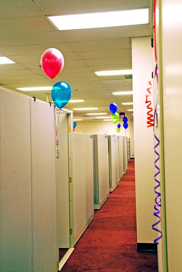 Office balloons stock image. Image of holiday, corporate - 5773285