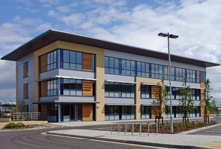 Office block stock image. Image of construction, doors - 12721399