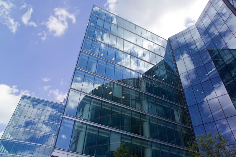 Office blocks stock image. Image of glass, architecture - 6839579