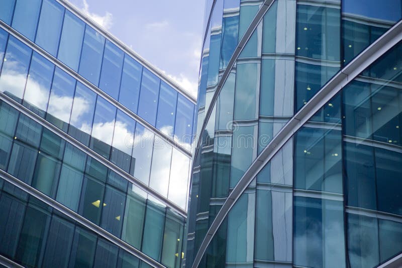 Office blocks stock image. Image of glass, architectural - 6839587