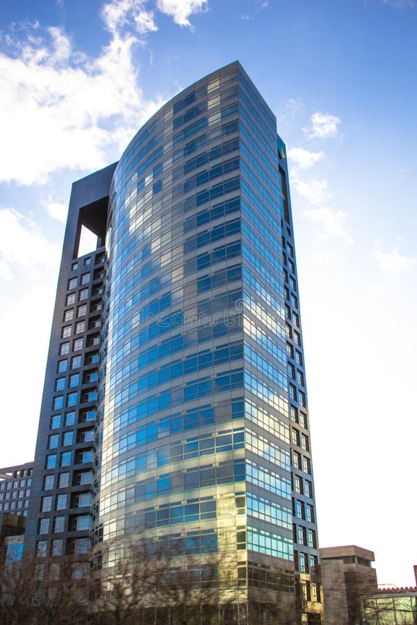 Office blue building stock photo. Image of building, netherlands - 55872956