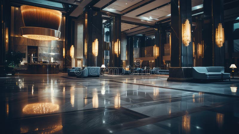 Office Blur Indoor Business Stock Illustration - Illustration of ...