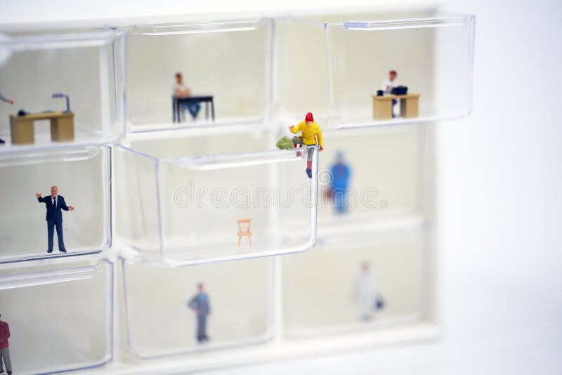 Office boy work in the box stock image. Image of closed - 196431755