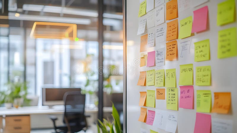 Brainstorming Session with AI Collaboration in Bright Room AIG60 Stock ...