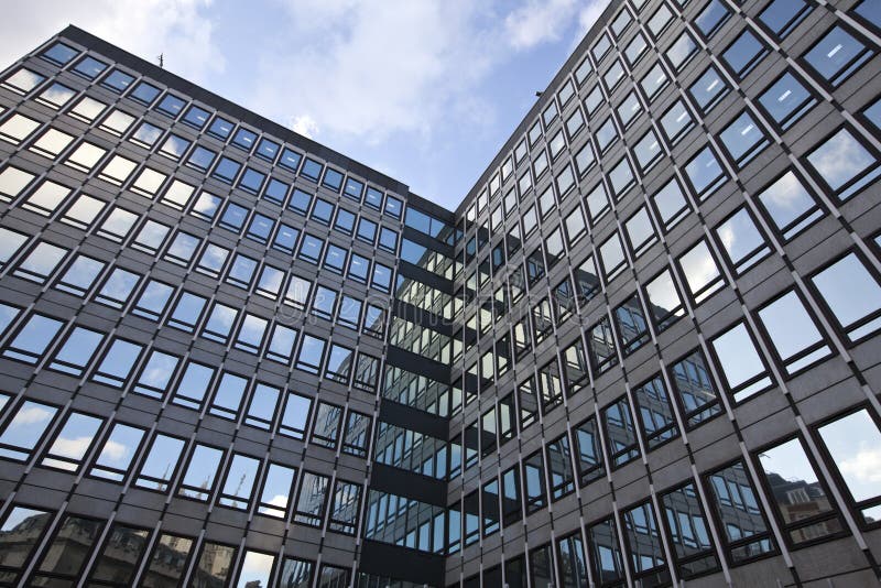 Office building stock image. Image of glass, office, futuristic - 23221845