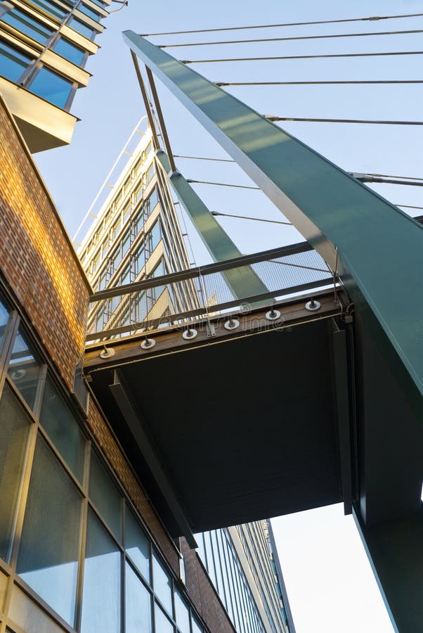 Office Building and Canopies Stock Image - Image of architecture ...