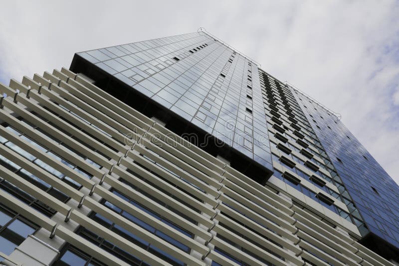 Office building from above stock image. Image of reflection - 183202777