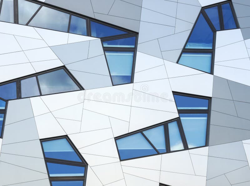 Office Building Background, Horizontal Stock Image - Image of facade ...