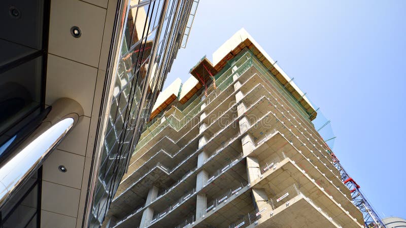 Warsaw, Poland. 5 July 2023. Office Building the Bridge Under ...