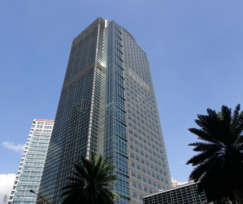 An Office Building in Manila, Philippines Stock Image - Image of view ...