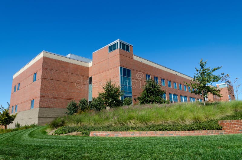 University campus building stock photo. Image of application - 21601082