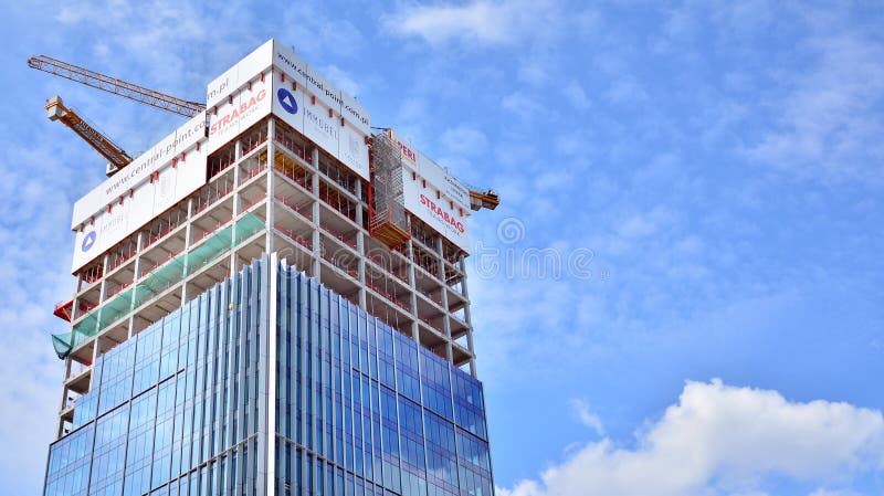 Office Building Central Point Under Construction. Editorial Stock Photo ...