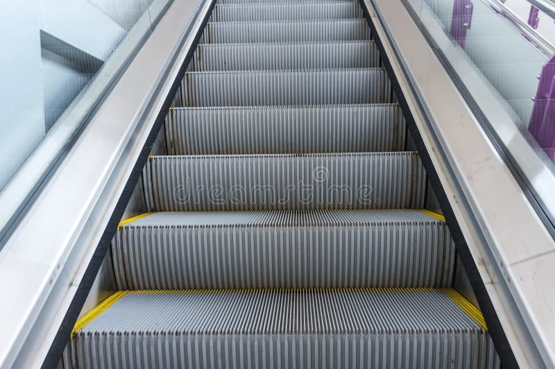Office Building Escalator stock image. Image of structure - 48928423