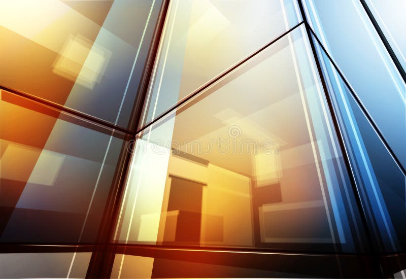 Office building exterior stock illustration. Illustration of built ...