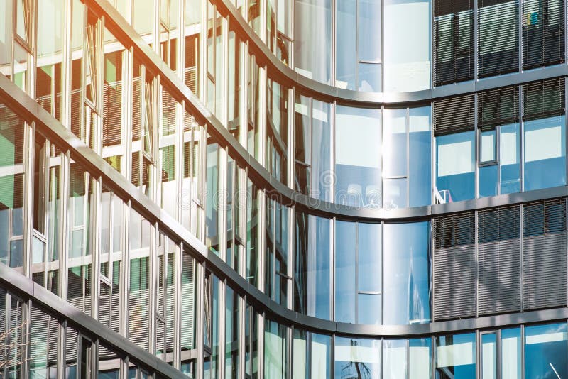 Office Building Facade - Corporate Real Estate Background Stock Image ...