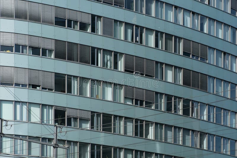 Office Building Facade - Modern Architecture Stock Image - Image of ...