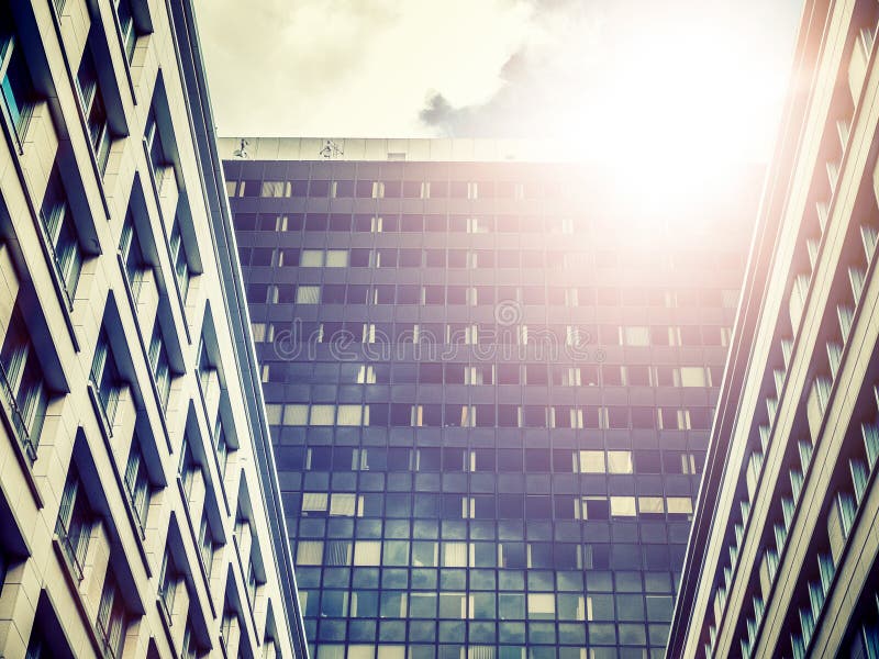 Office Building at Finance District Stock Photo - Image of modern ...