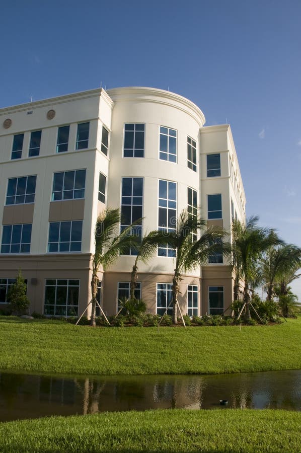 Office Building in Florida stock image. Image of palm - 10186493