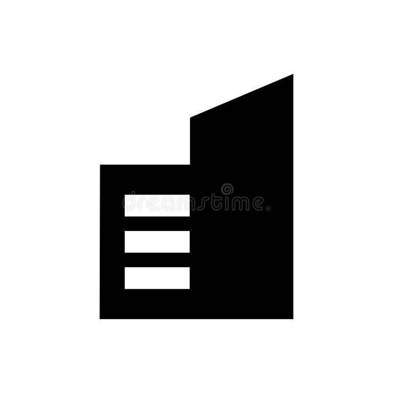 Office Building Icon stock vector. Illustration of sign - 192458873