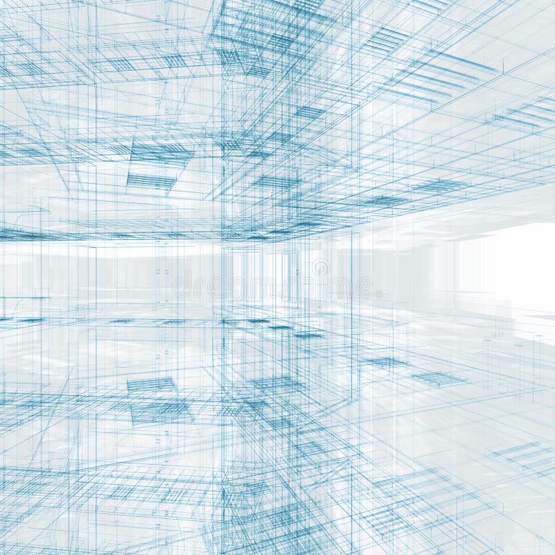 Office building inside stock illustration. Illustration of architecture ...