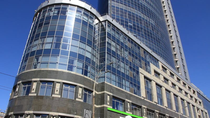 Office Building Windows on Skyscraper Building with Many Corporate ...