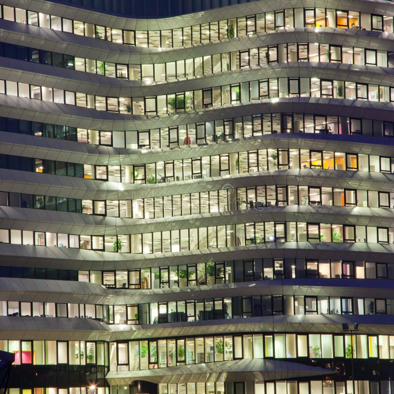 Office Building Lights stock photo. Image of interior - 29529084