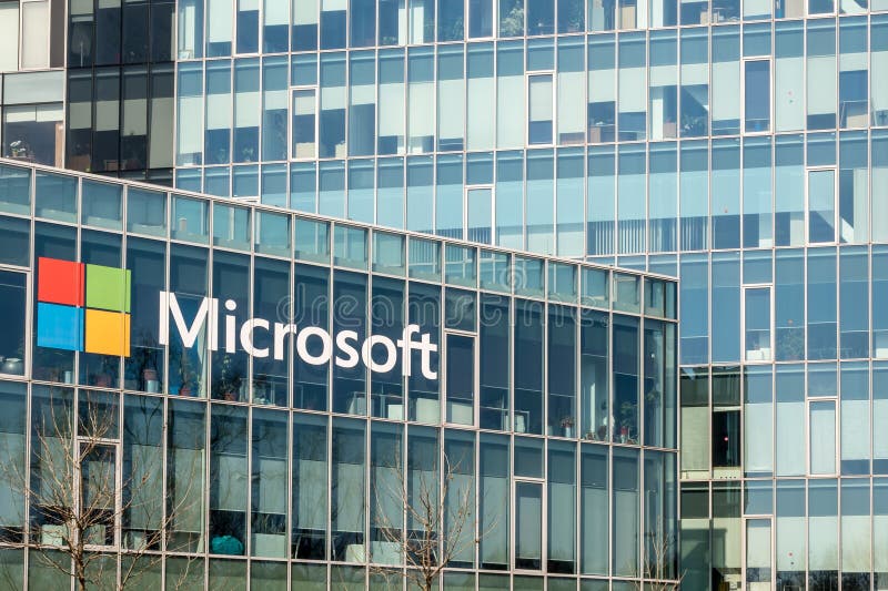 Office Building with the Logo of Microsoft Editorial Photography ...