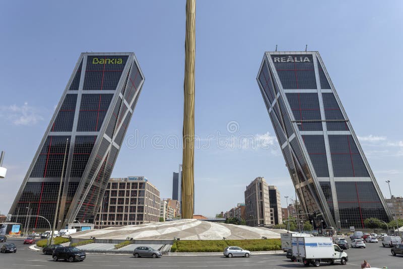 Office building in Madrid editorial image. Image of district - 155535025