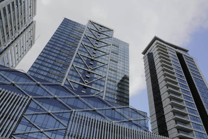 Office building from above stock image. Image of corporative - 183202807