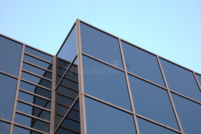 Office Building Modern Architecture Glass Windows Structure Stock Image ...
