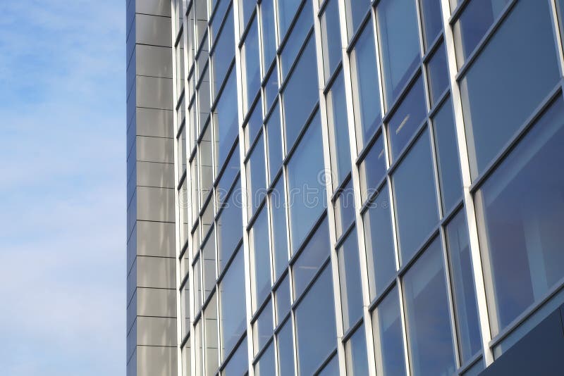 Skyscraper Facade Office Building Architecture Detail Window Wall Stock ...