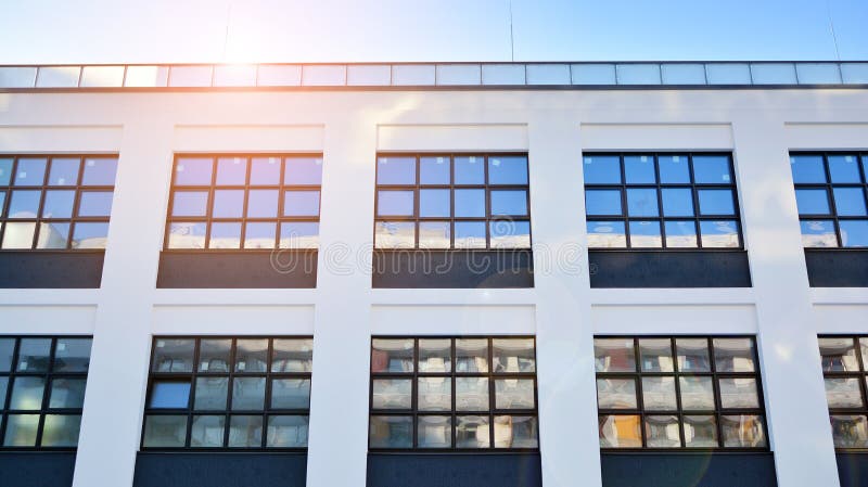 Office Building with Modern Corporate Architecture. Stock Image - Image ...