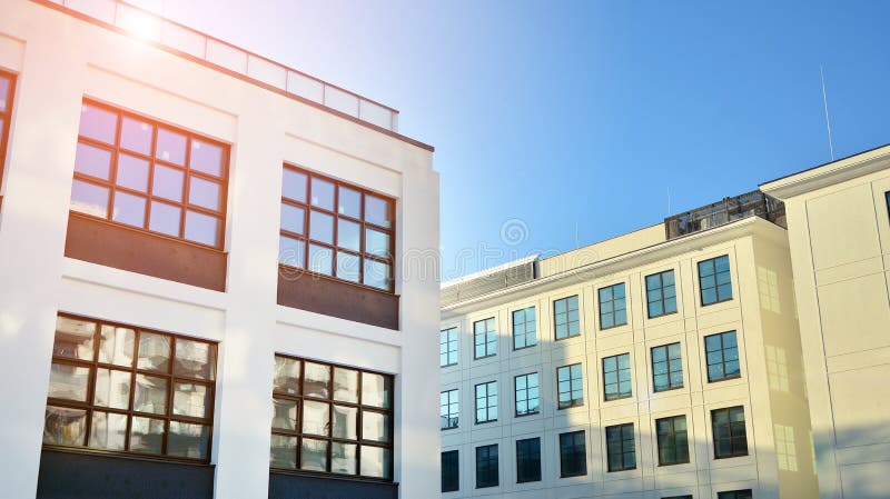 Office Building with Modern Corporate Architecture. Stock Photo - Image ...