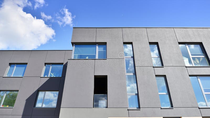 Office Building with Modern Corporate Architecture. Stock Image - Image ...