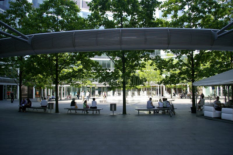 Office building patio stock photo. Image of beautiful - 2492720