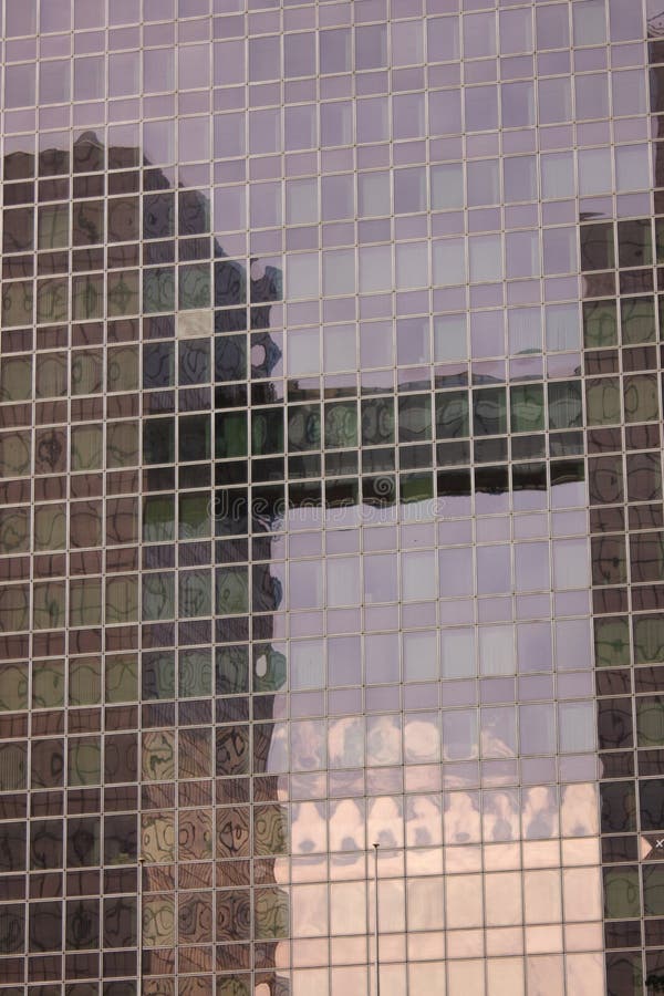 Office building reflection stock image. Image of metal - 89630355