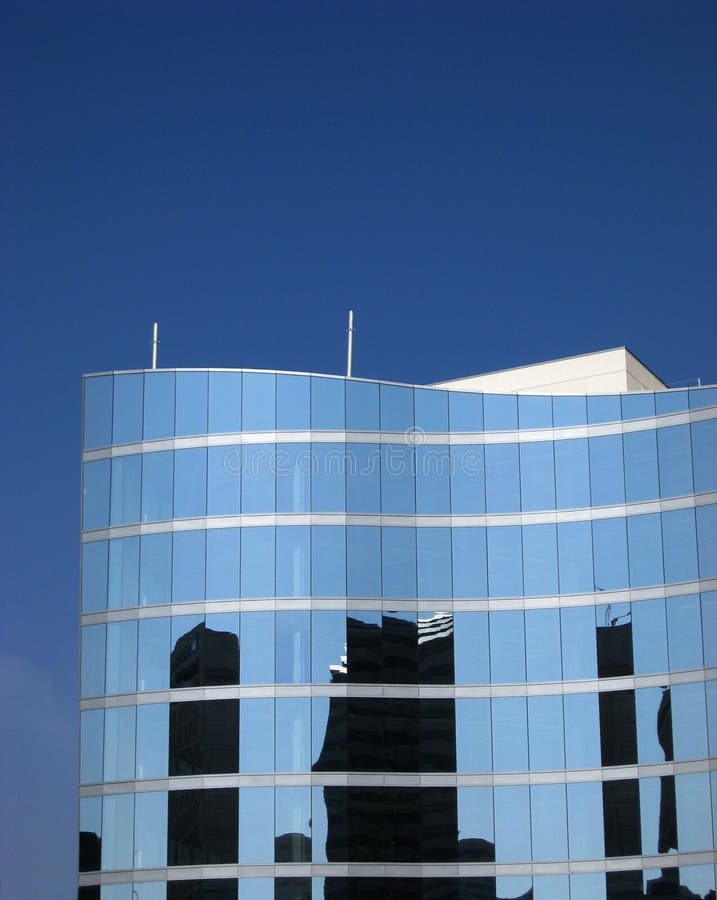 Office Building Reflections Stock Image - Image of detail, city: 3927315