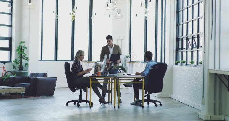 Office Building Research Or Programmer Team Working For Cybersecurity App Coding Or Data