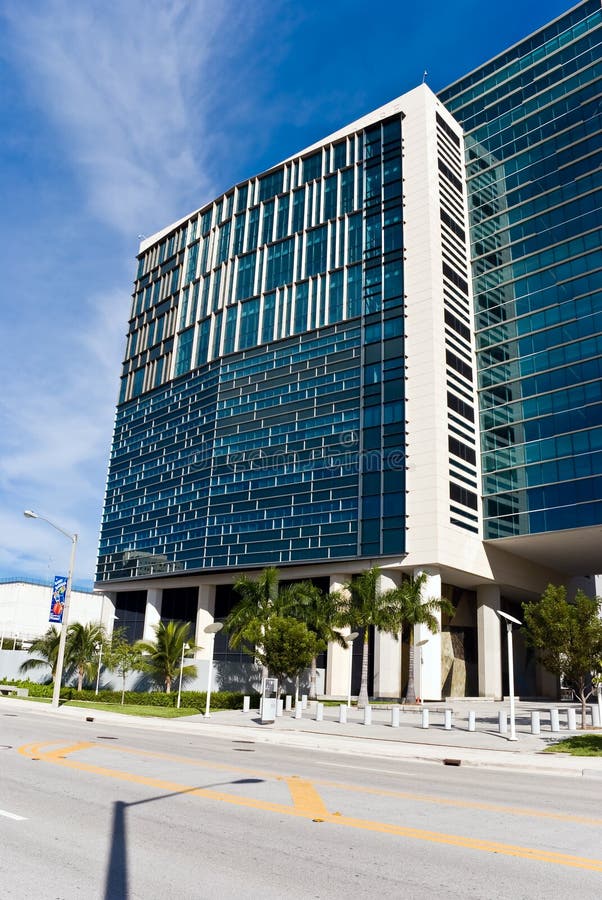 Office Building - Skyscraper in Miami Doentown,Flo Stock Image - Image ...