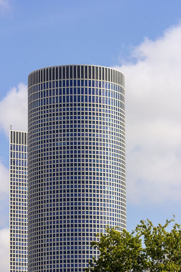 Office building with tree stock image. Image of glass - 32738905