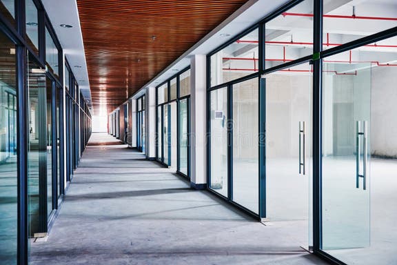 Office Building Commercial Building Under Construction Site Stock Photo ...