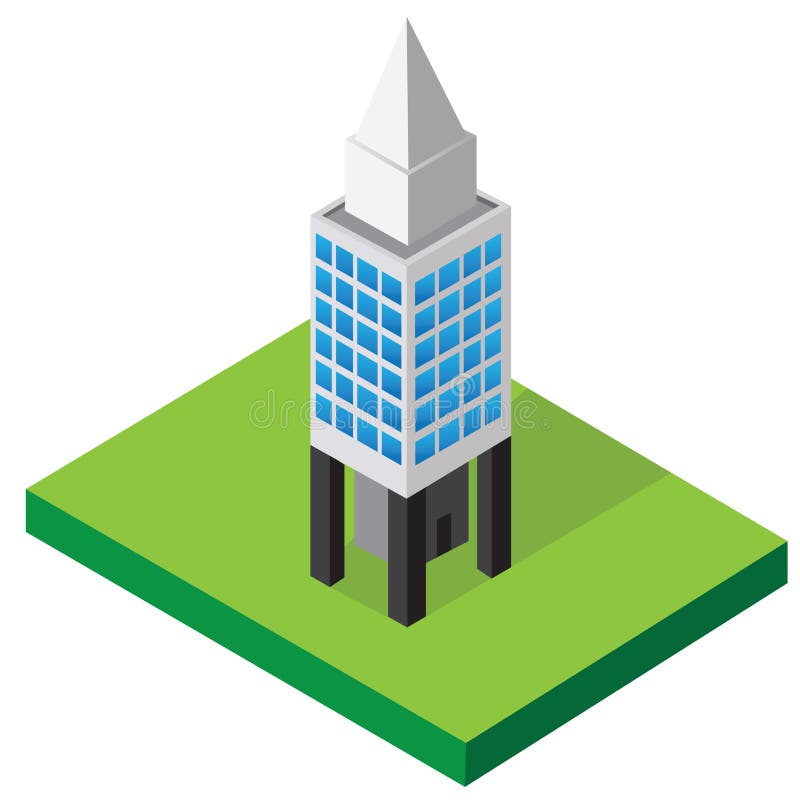 Office Building. Vector Illustration Decorative Design Stock Vector ...