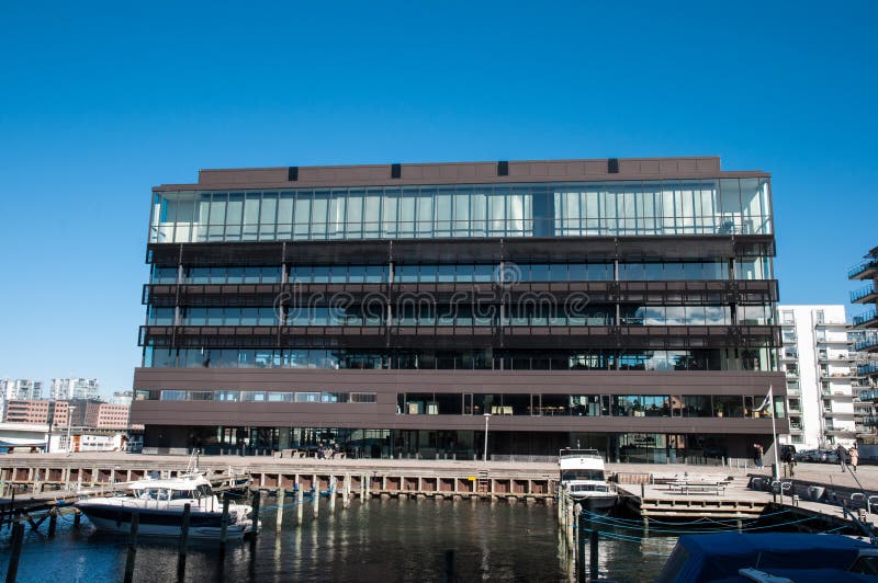 Office Building on the Waterfront of Copenhagen Editorial Stock Photo ...
