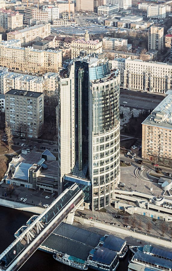 Office Building Which Was Completed in the Complex Moscow-City Stock ...